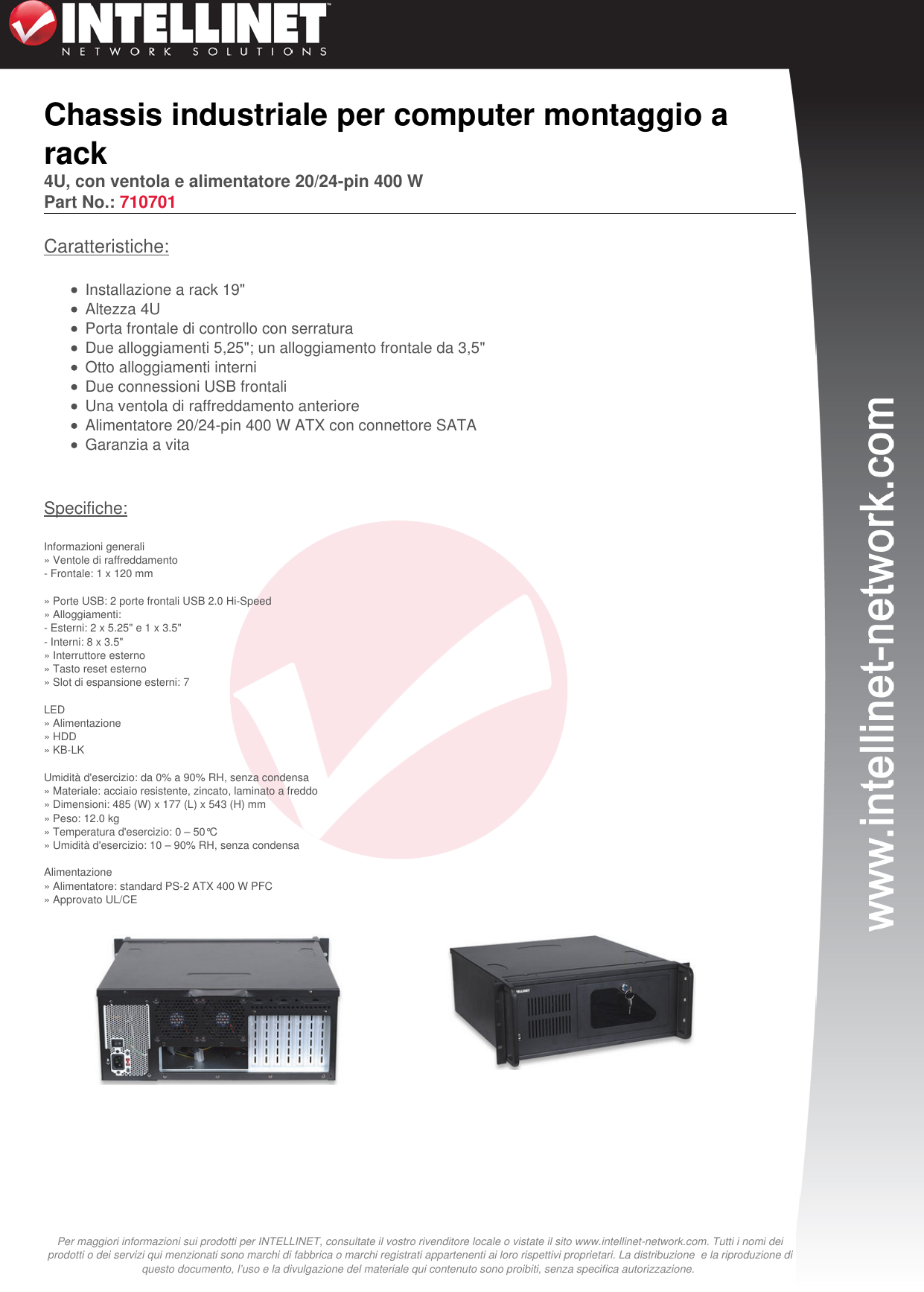 Datasheet 710701 Italian