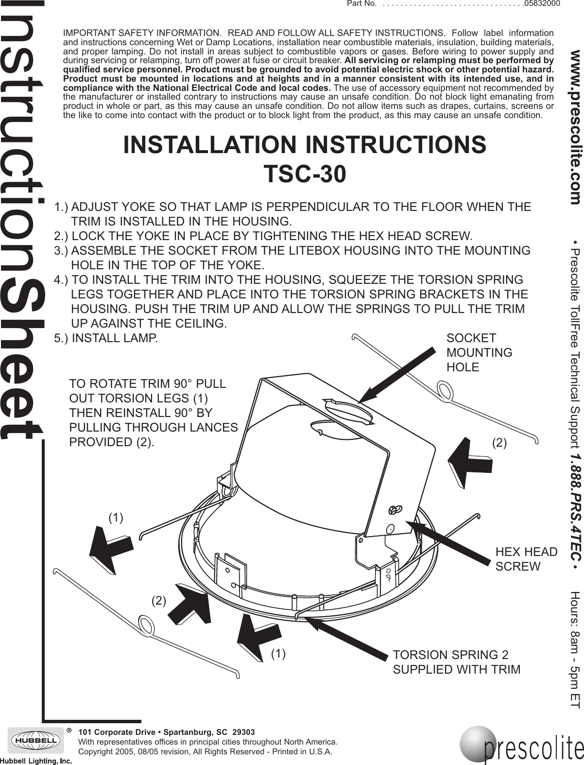 Installation Directions