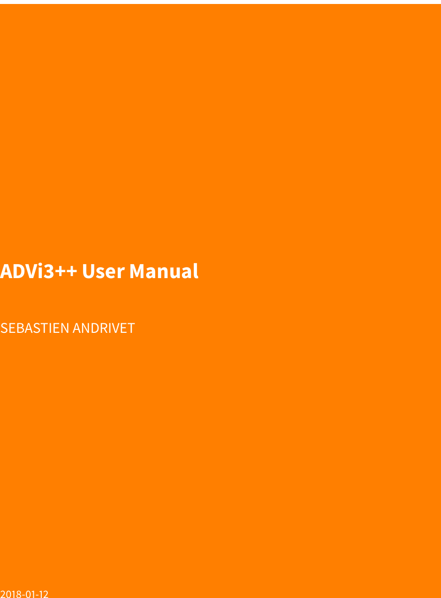 ADVi3 User Manual