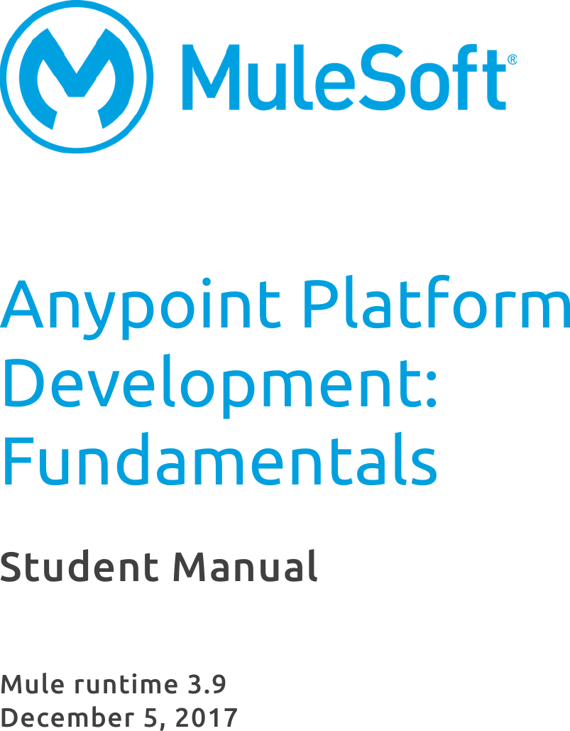 APDev Fundamentals3.9 Student Manual 10jan2018