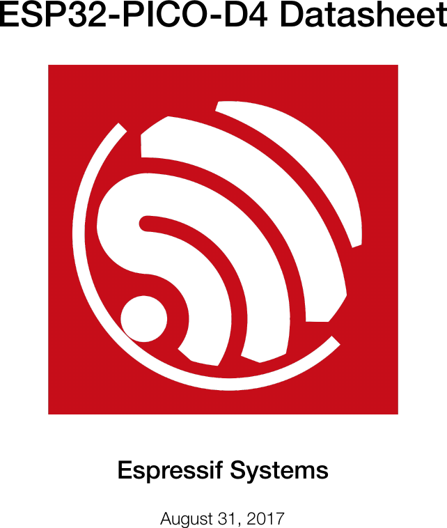 Esp32 pico d4 Datasheet En