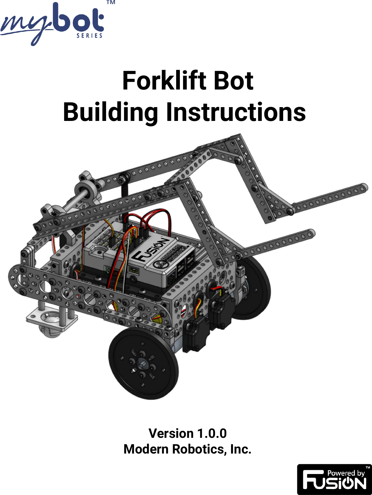 Forklift Bot Building Instructions