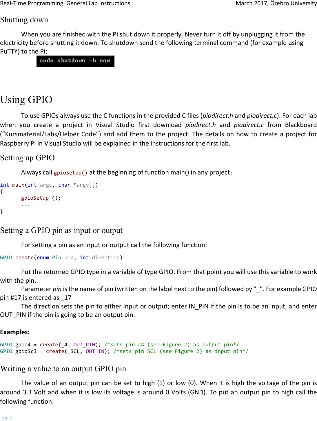 General Instructionsx Instructions