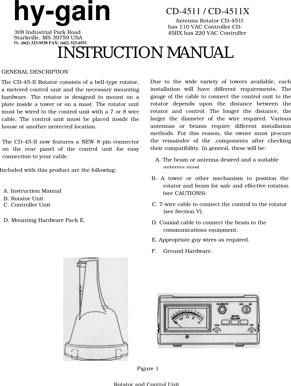 HY GAIN CD 45IIX ROTATOR