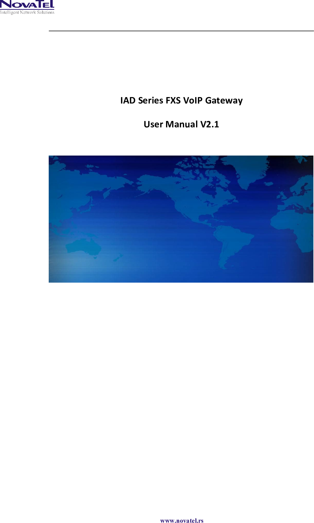 IAD Series FXS VoIP Gateway User Manual