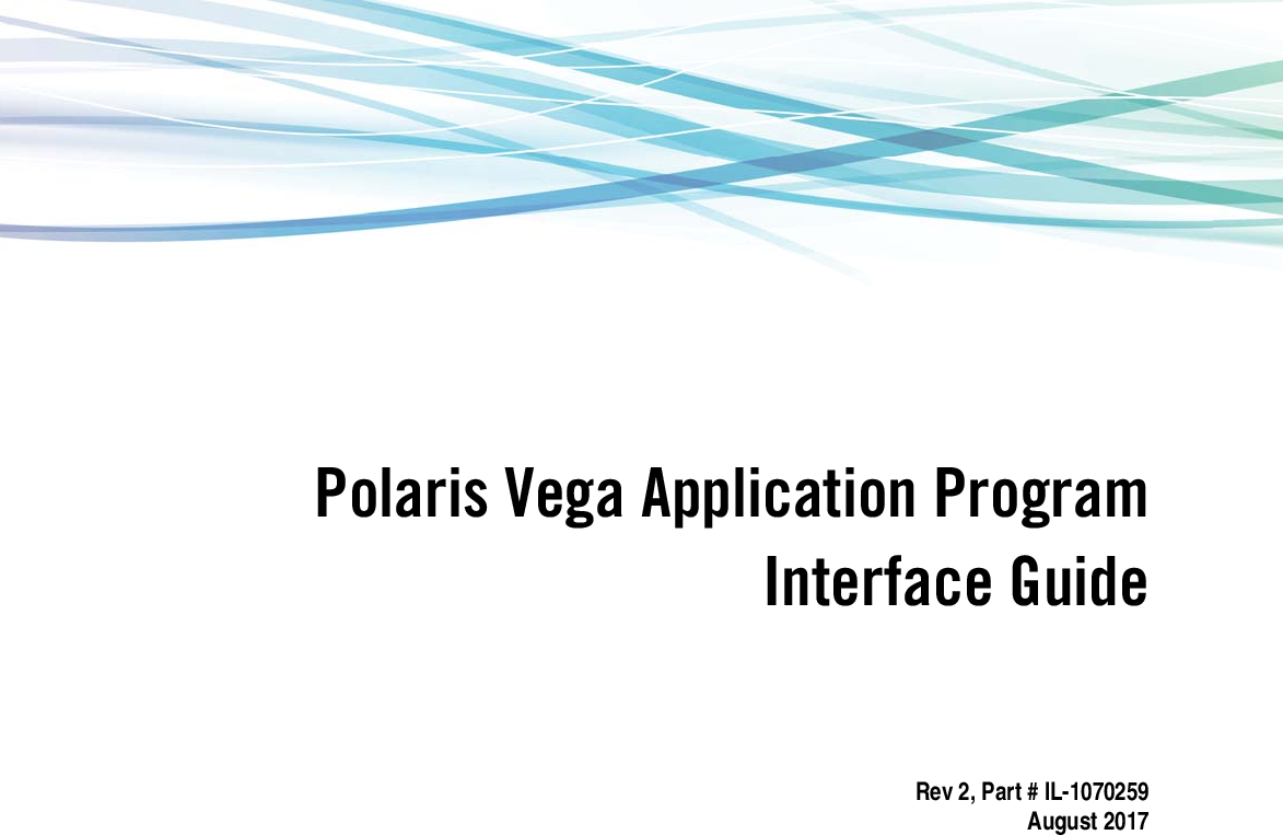 IL 1070259 Vega API Guide Rev002