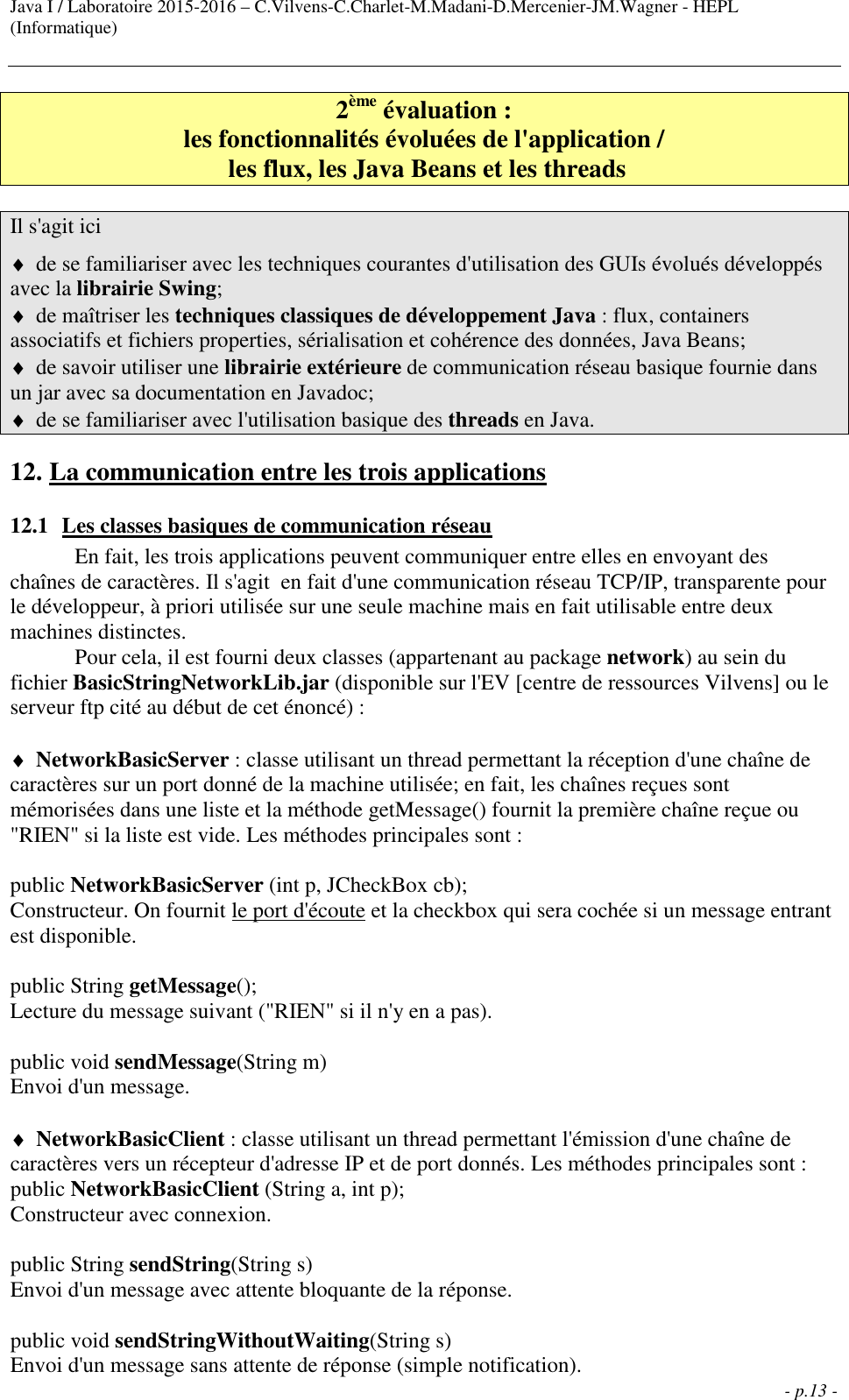 Instructions YUM® Classique - Anciens Et Réunions