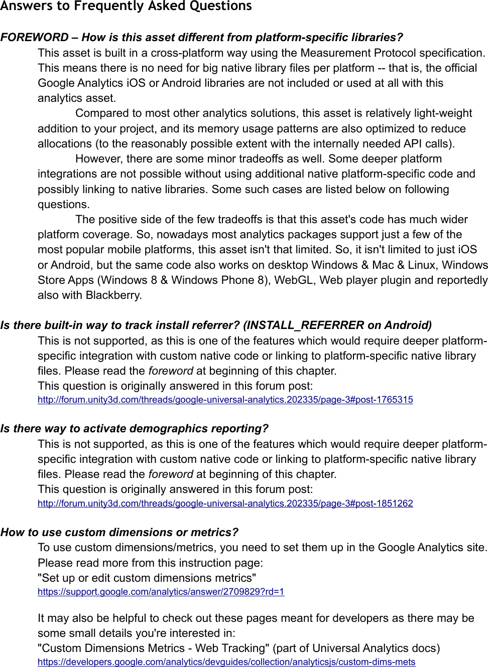 Instructions Google Universal Analytics For Unity