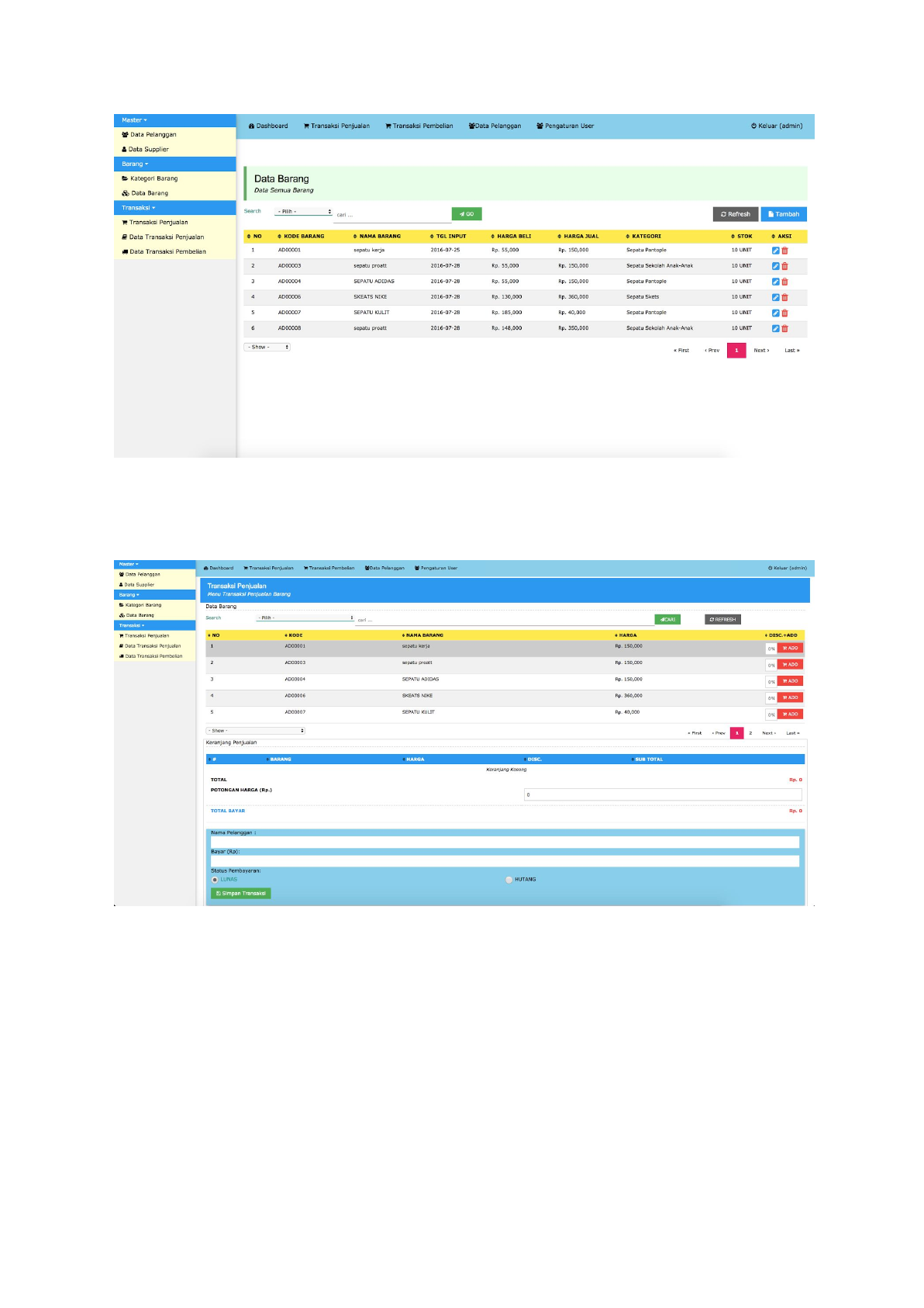Manual Guide Aplikasi POS