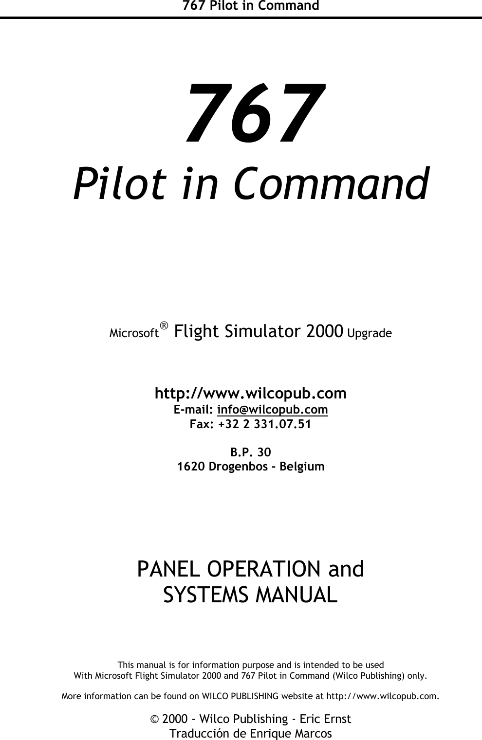 Esp Manual 767 PIC SP 1