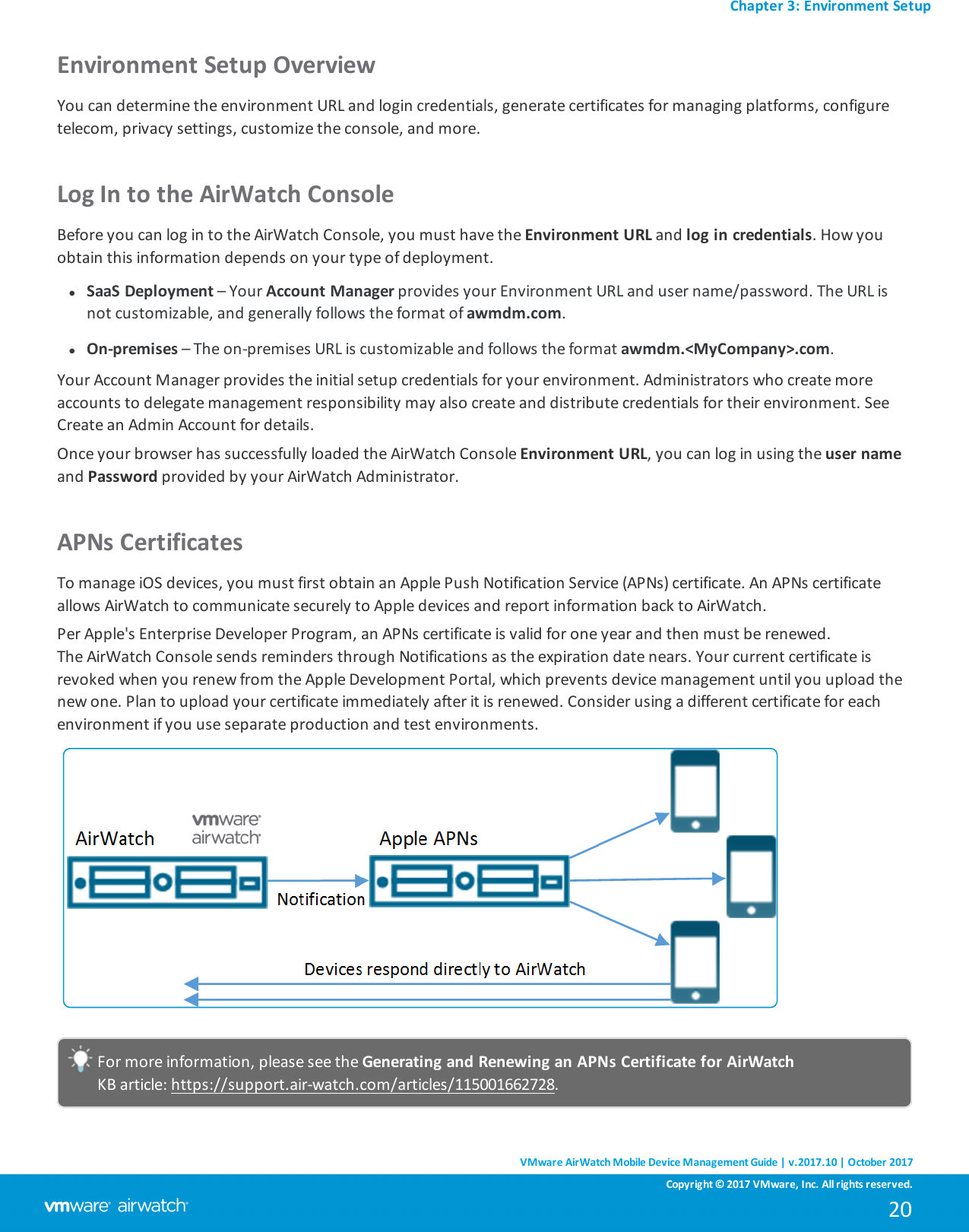 apple dep enrollment airwatch