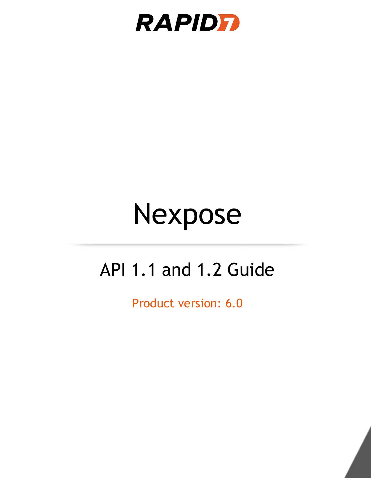 My Nexpose API Guide