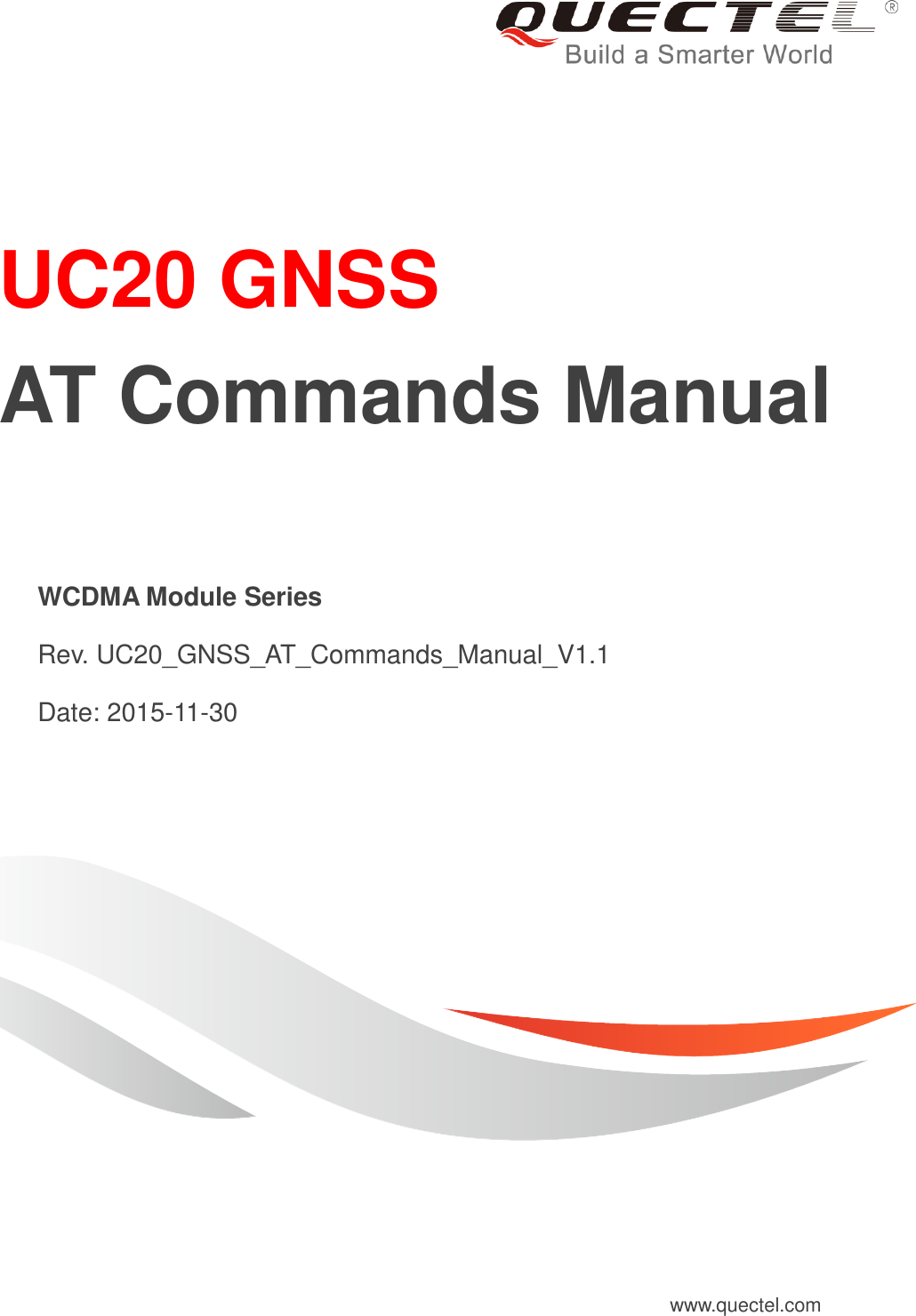 Quectel UC20 GNSS AT Commands Manual V1.1