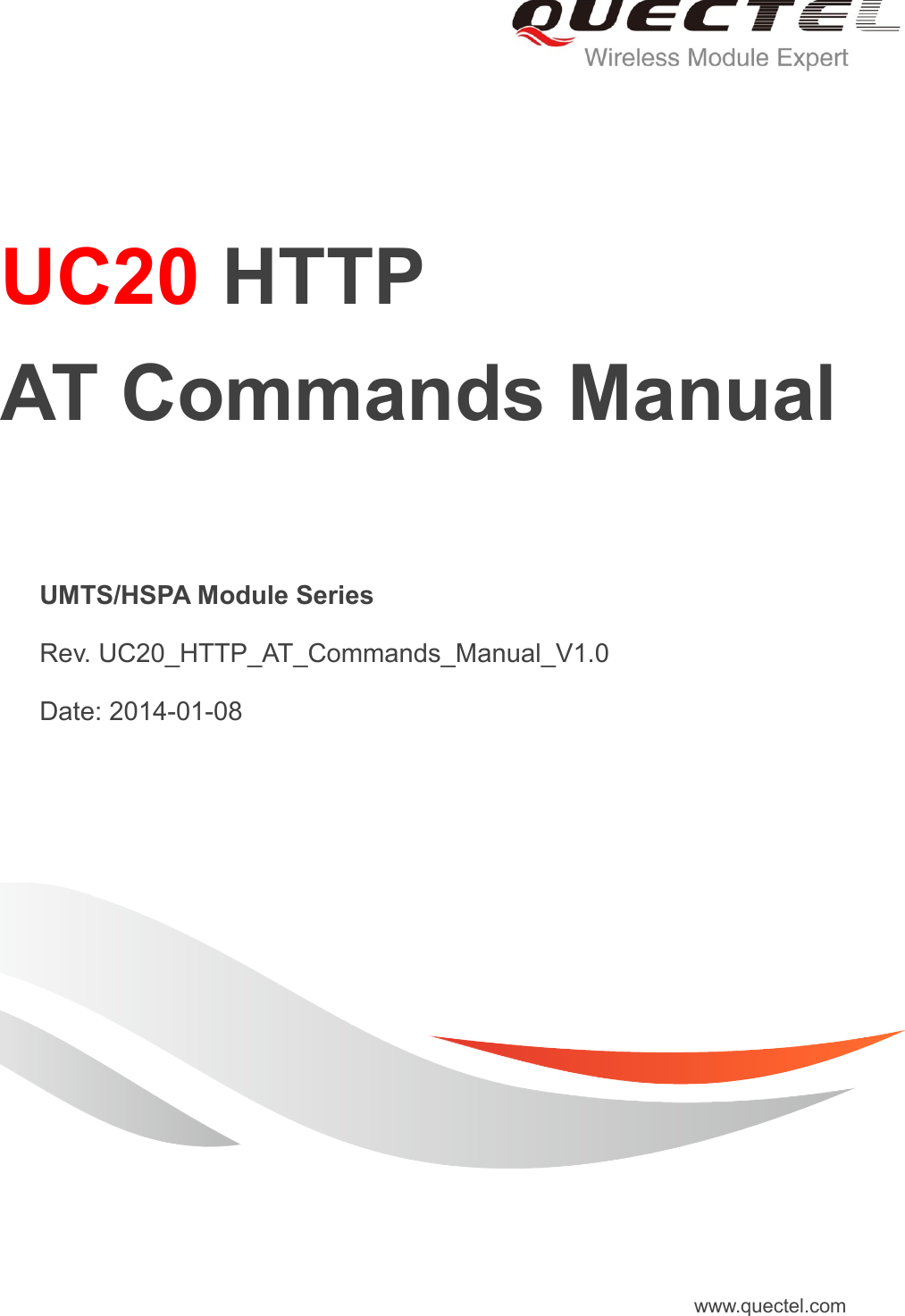 Quectel UC20 AT Commands Manual V1.0