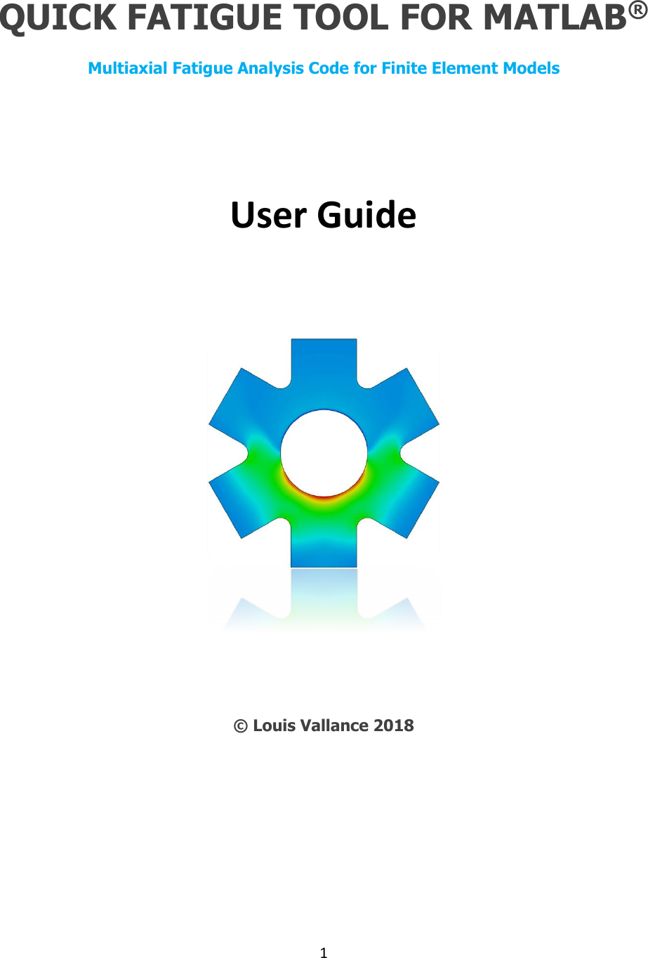 Quick Fatigue Tool User Guide