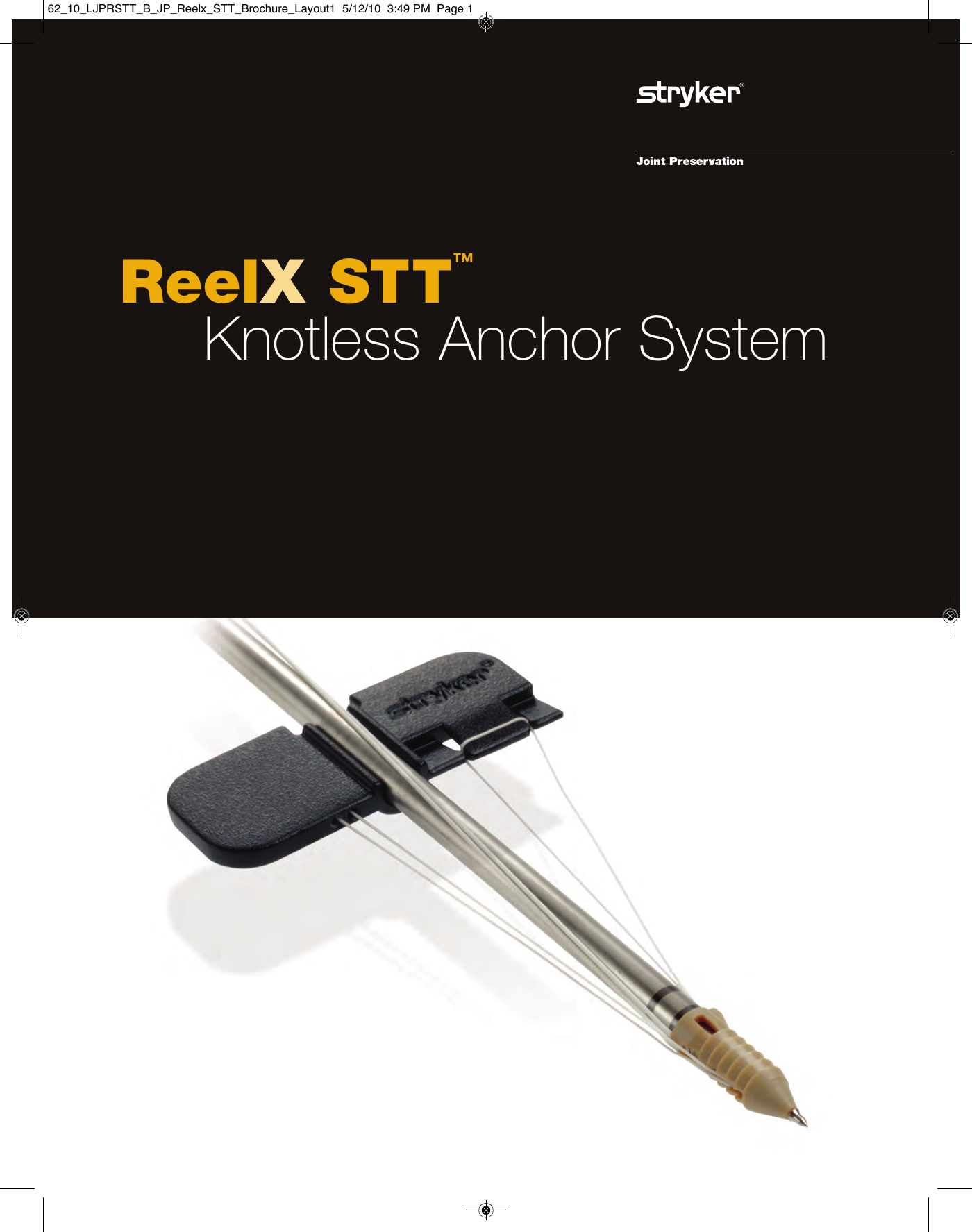 Stryker Brochure Plastic Coil Reelx Stt