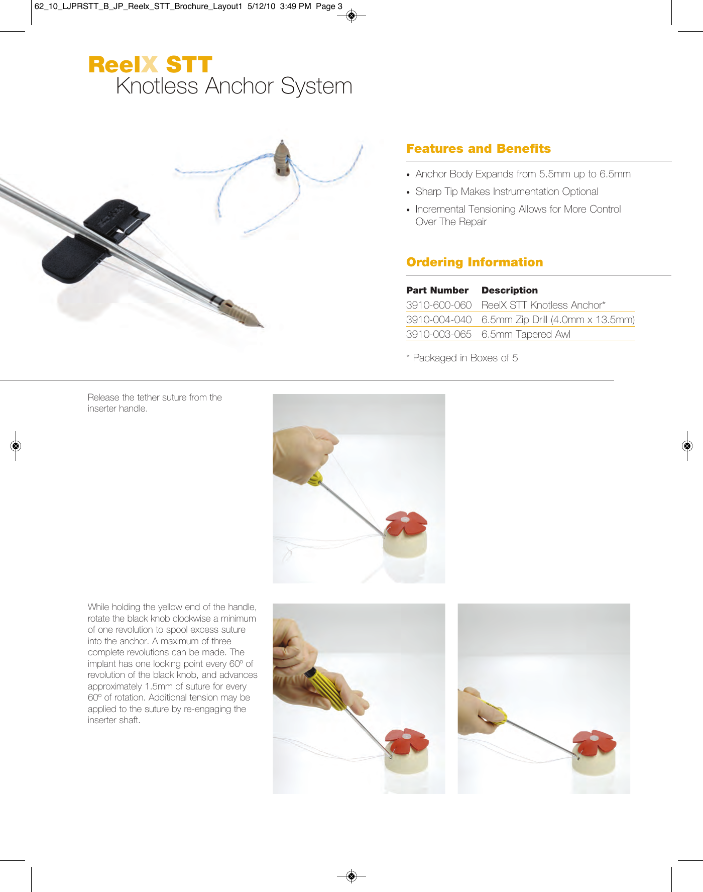 Stryker Brochure Plastic Coil Reelx Stt