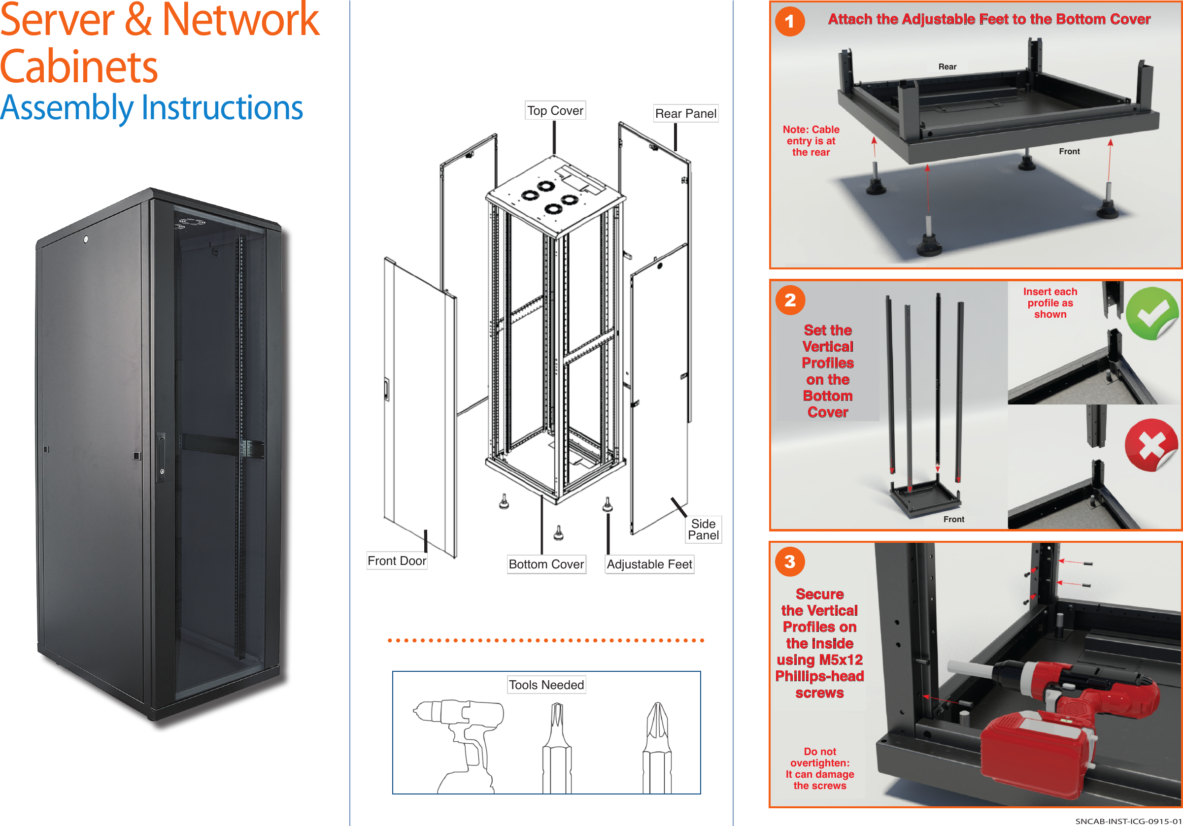 Server&Network Cabinets Assembly Guide