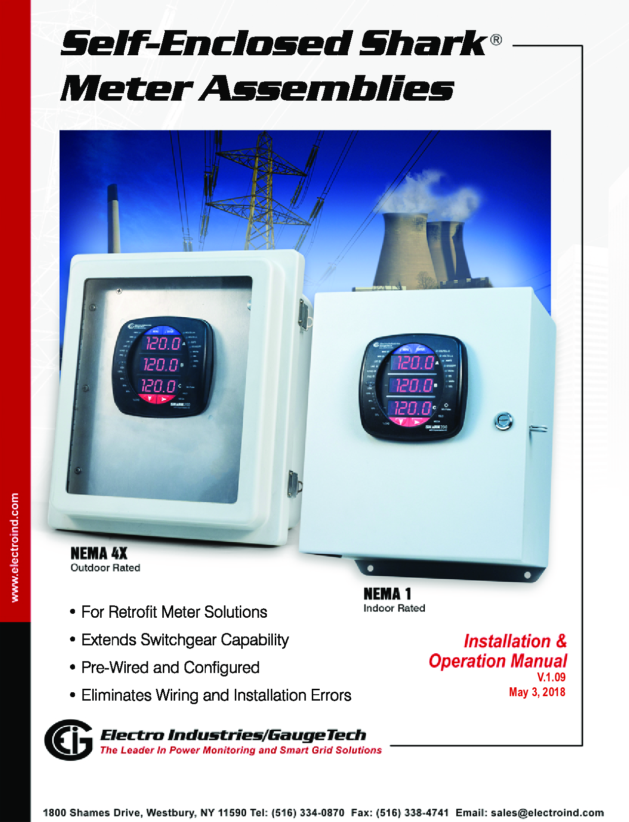 Shark Meter In Enclosure User Manual V.1.09 Self .. Enclosed NEMA 1 4X ...