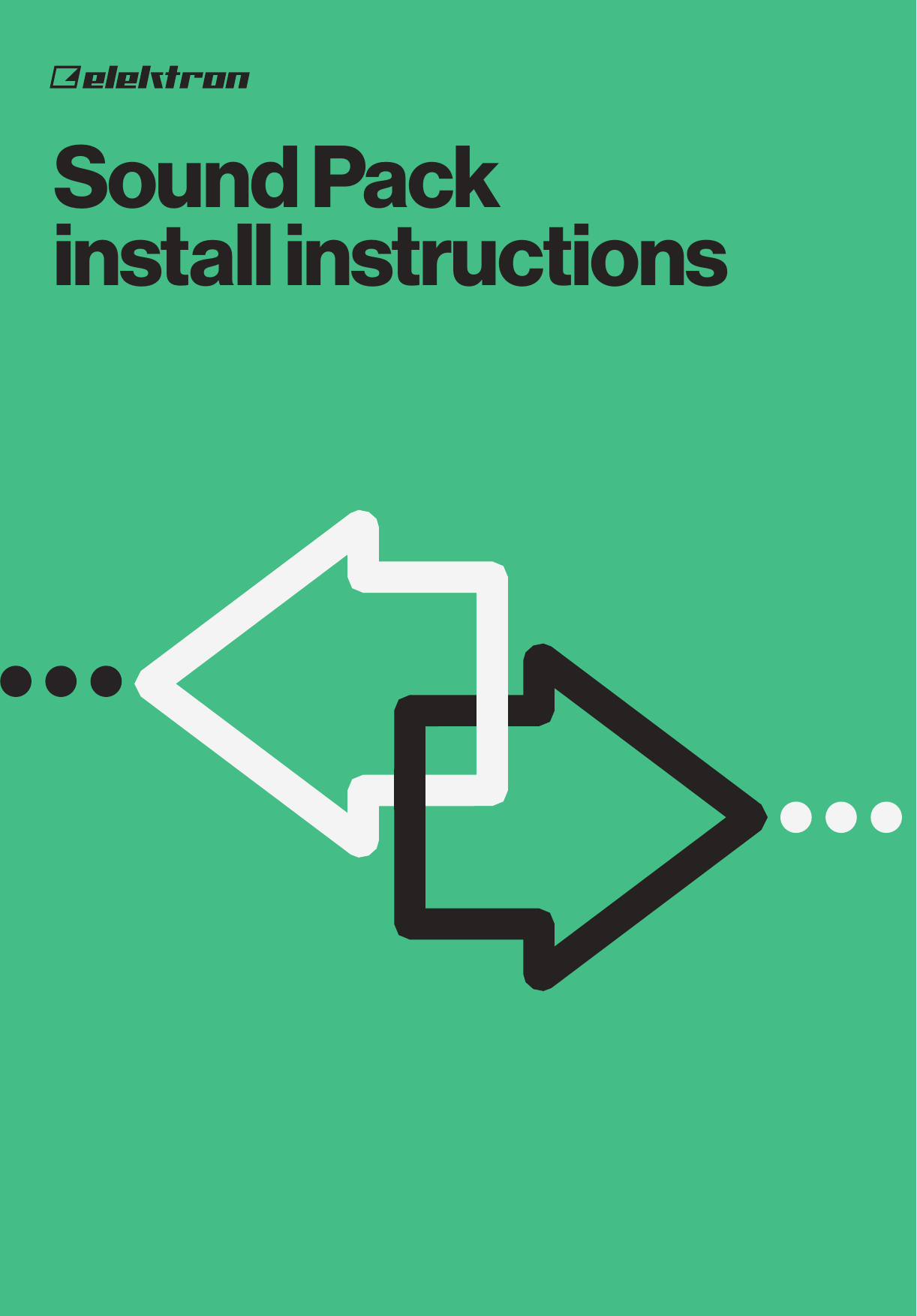 Elektron Sound Pack Install Instructions (English) Installation ENG