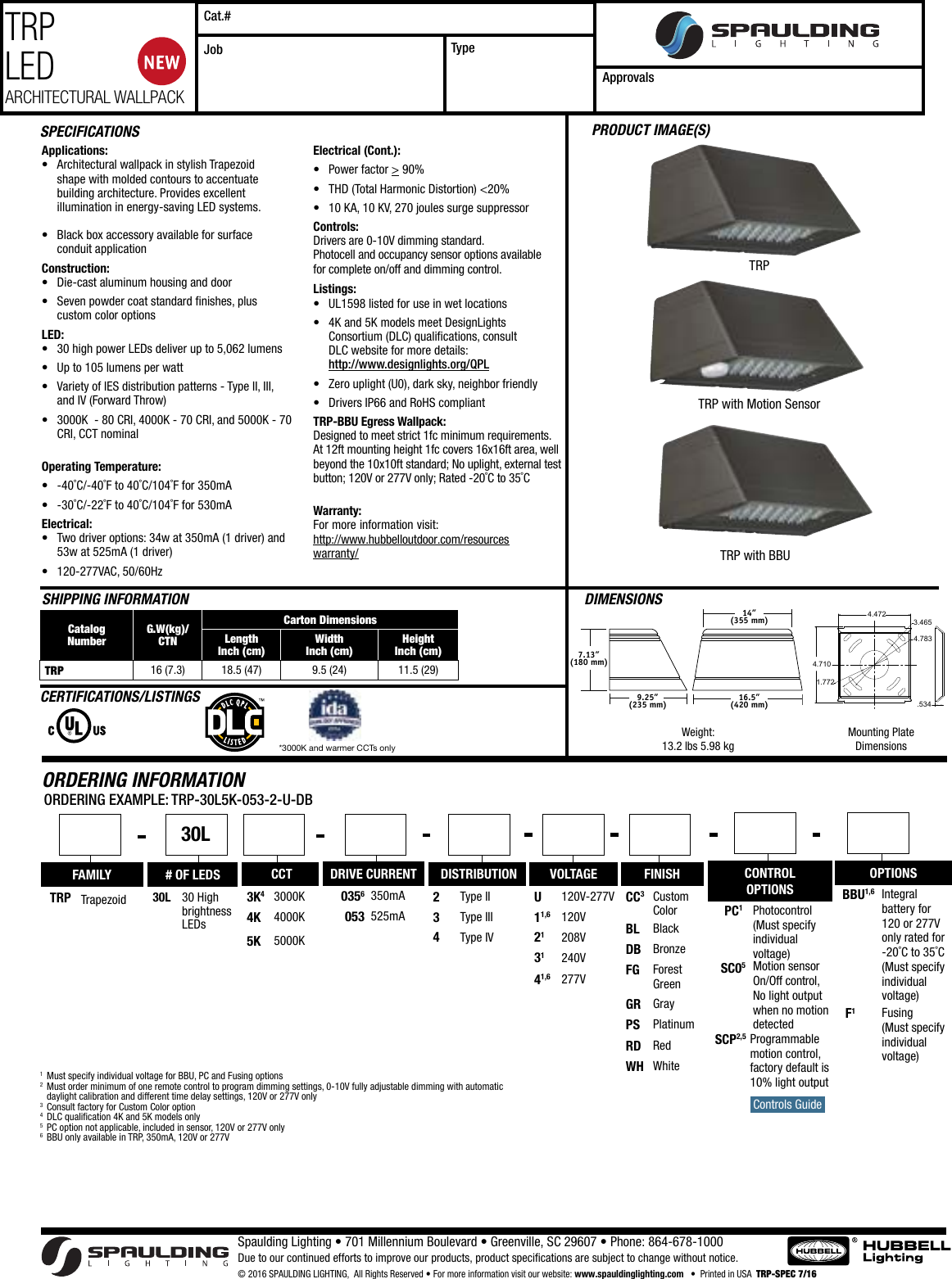 Spaulding Lighting Trp Series | Shelly Lighting