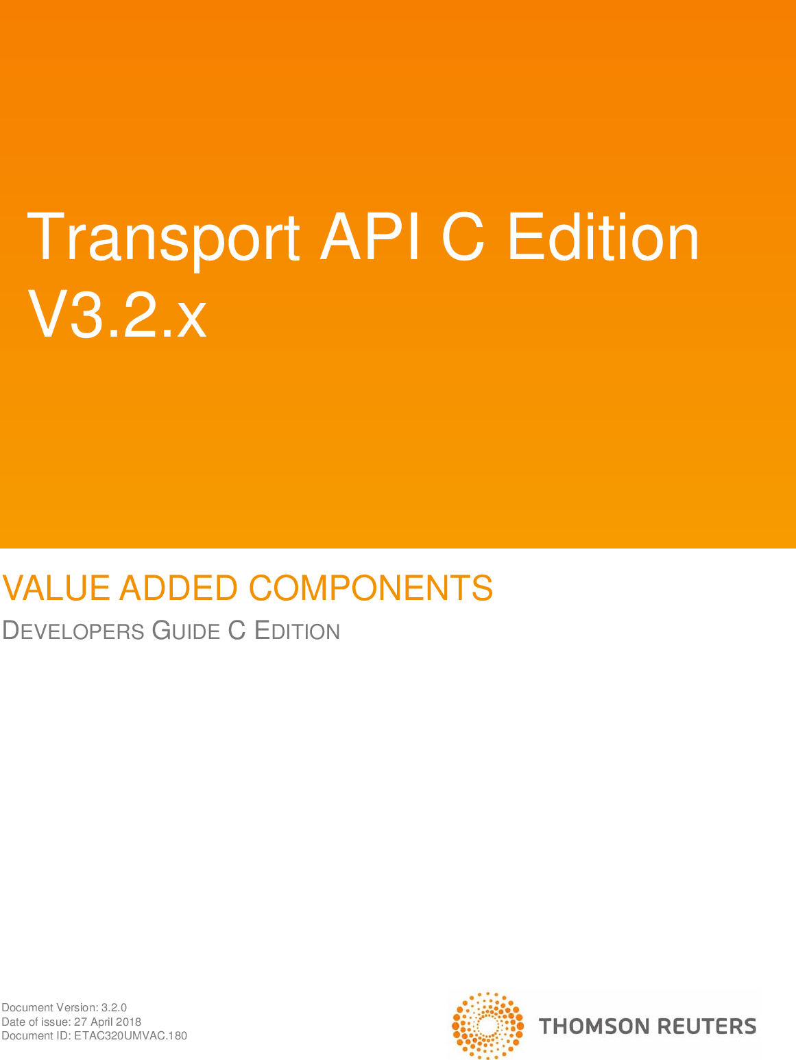TransportAPI_C_ValueAddDevGuide Transport API C Value Add Dev Guide