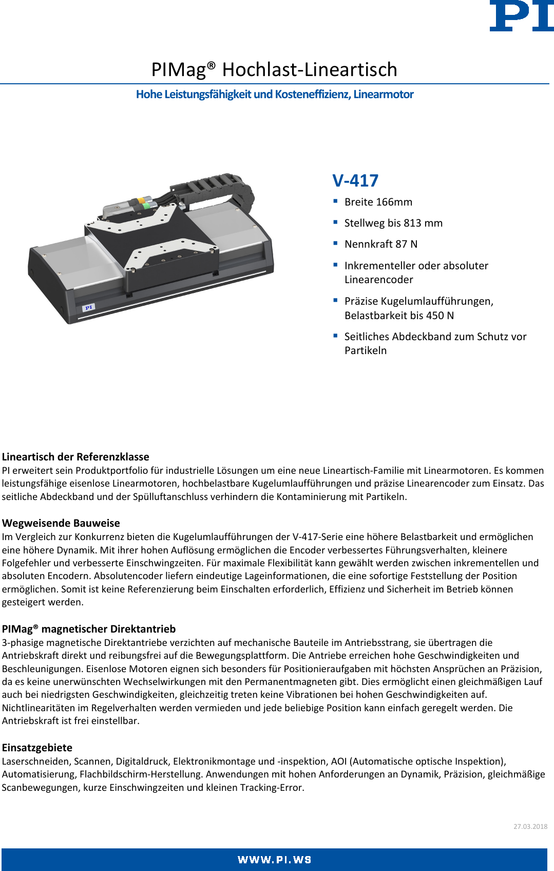 V 417 Datenblatt