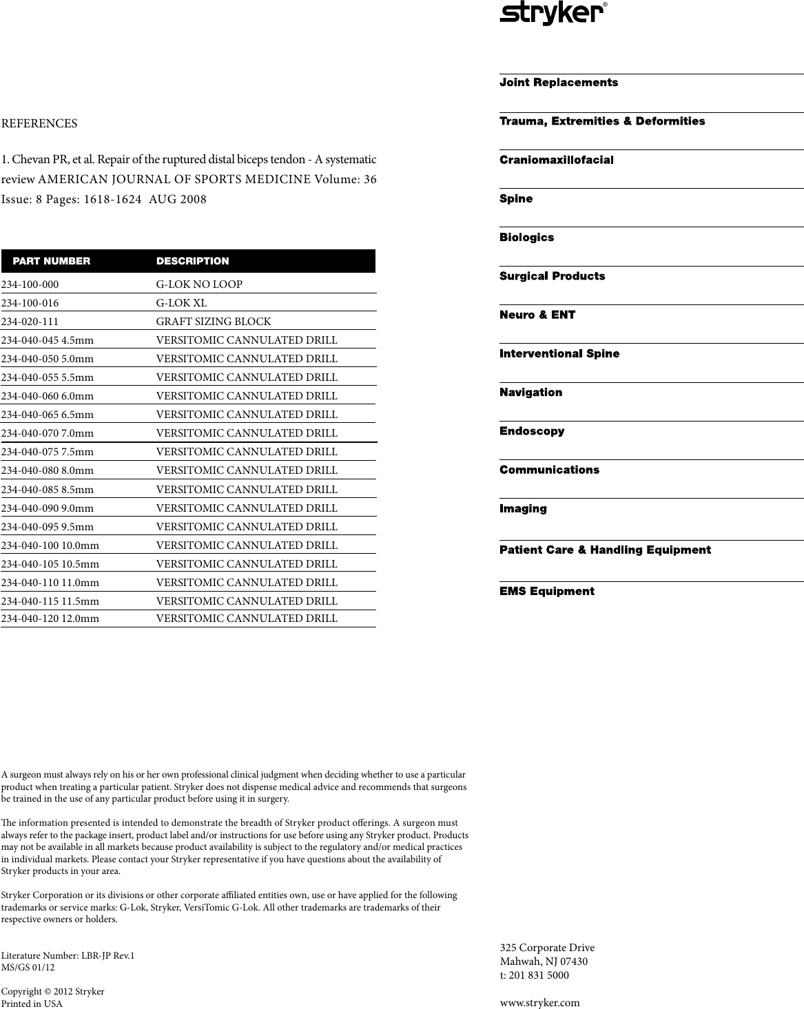 Versitomic G lok Distal Biceps Technique
