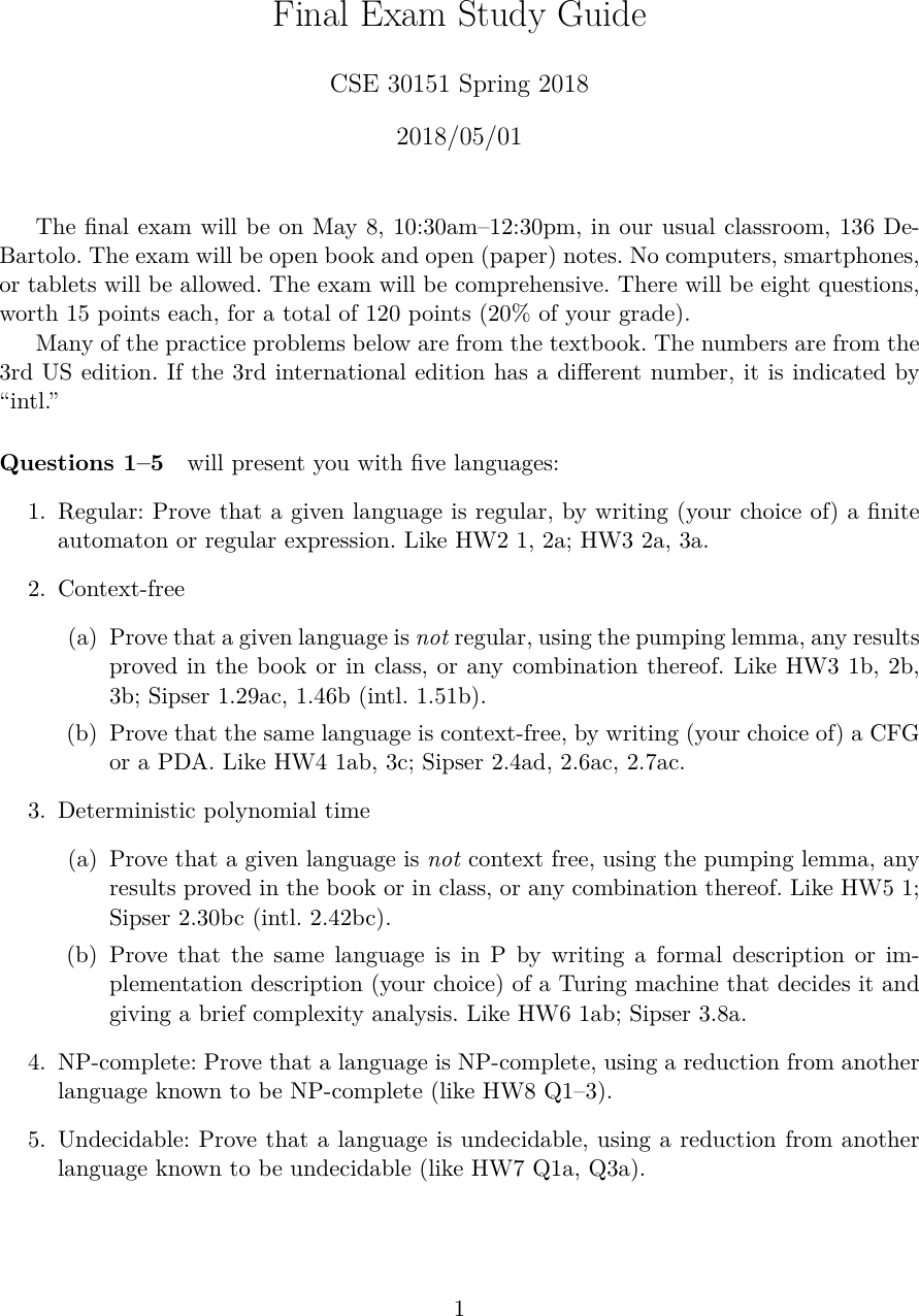 undecidable language examples