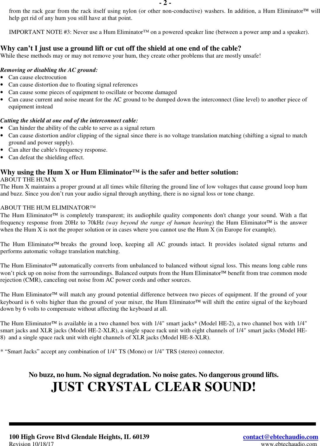 Ground Loop Tutorial Ebtech Hum Eliminator How To Find Loops And ...