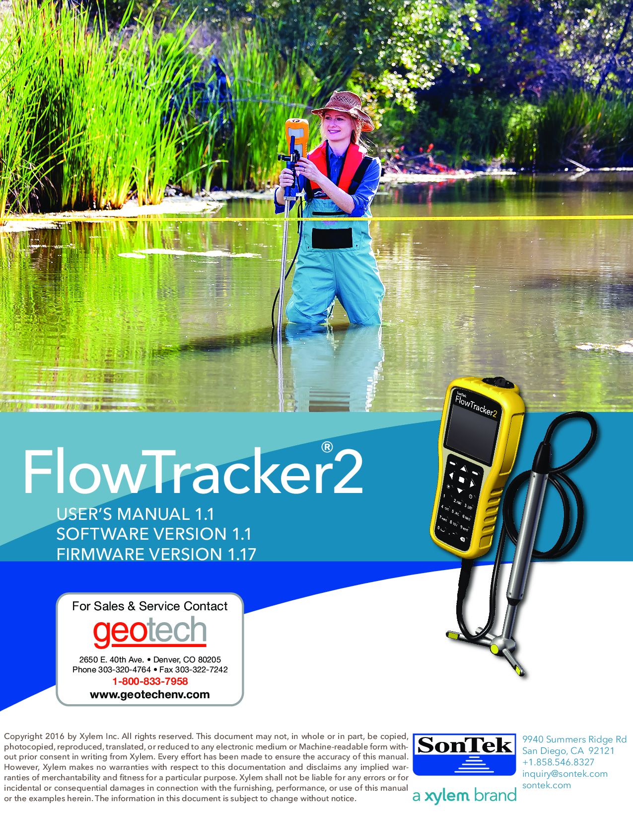 SonTek FlowTracker2 User’s Manual