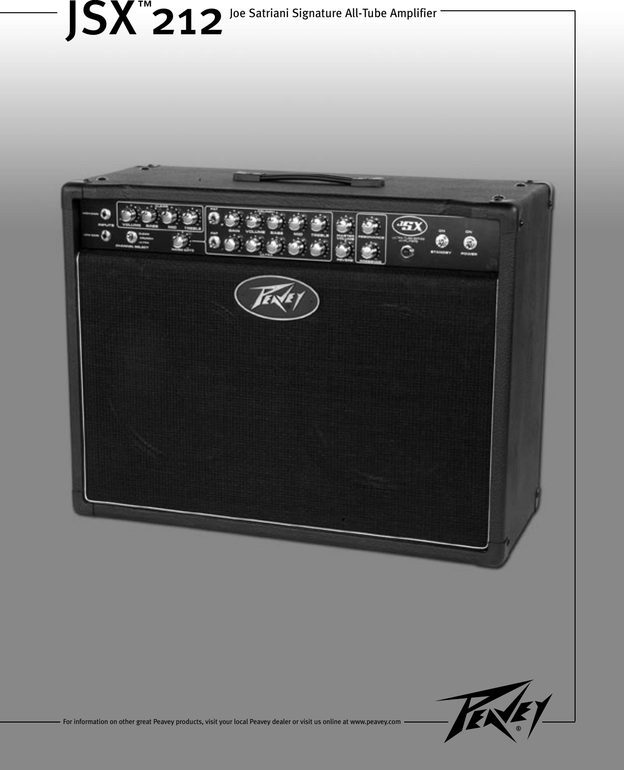 Peavey Jsx 212 Users Manual JSX212