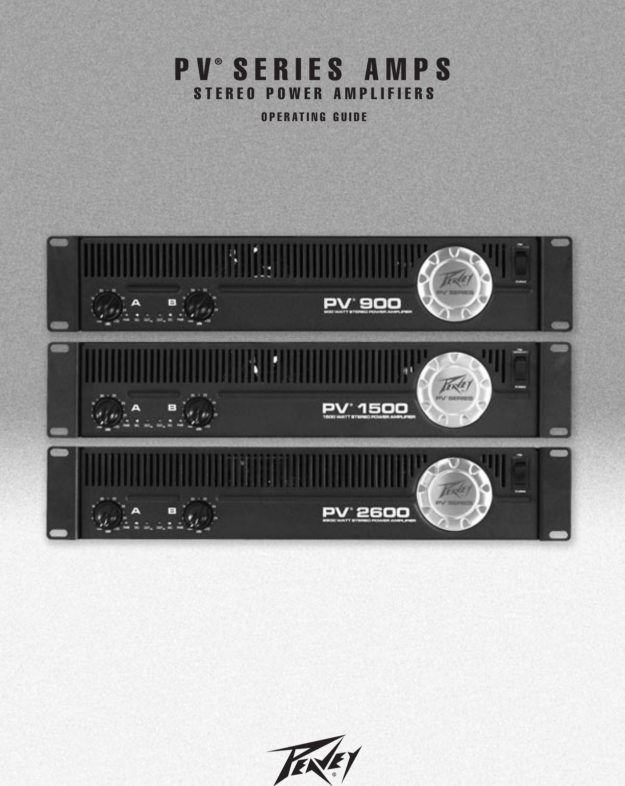 Peavey Pv 1500 Users Manual Series Om1