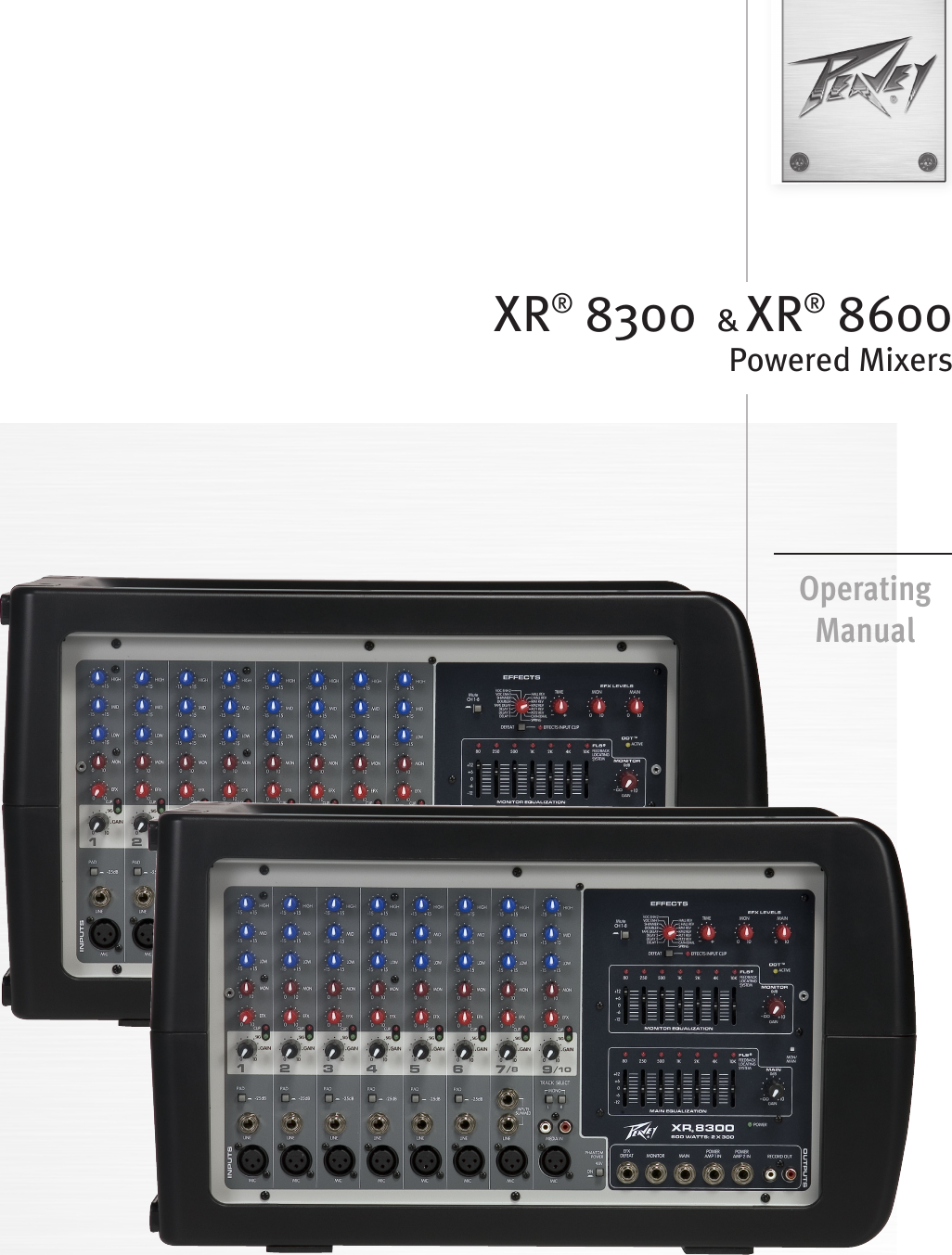 Peavey Xr 8300 Users Manual
