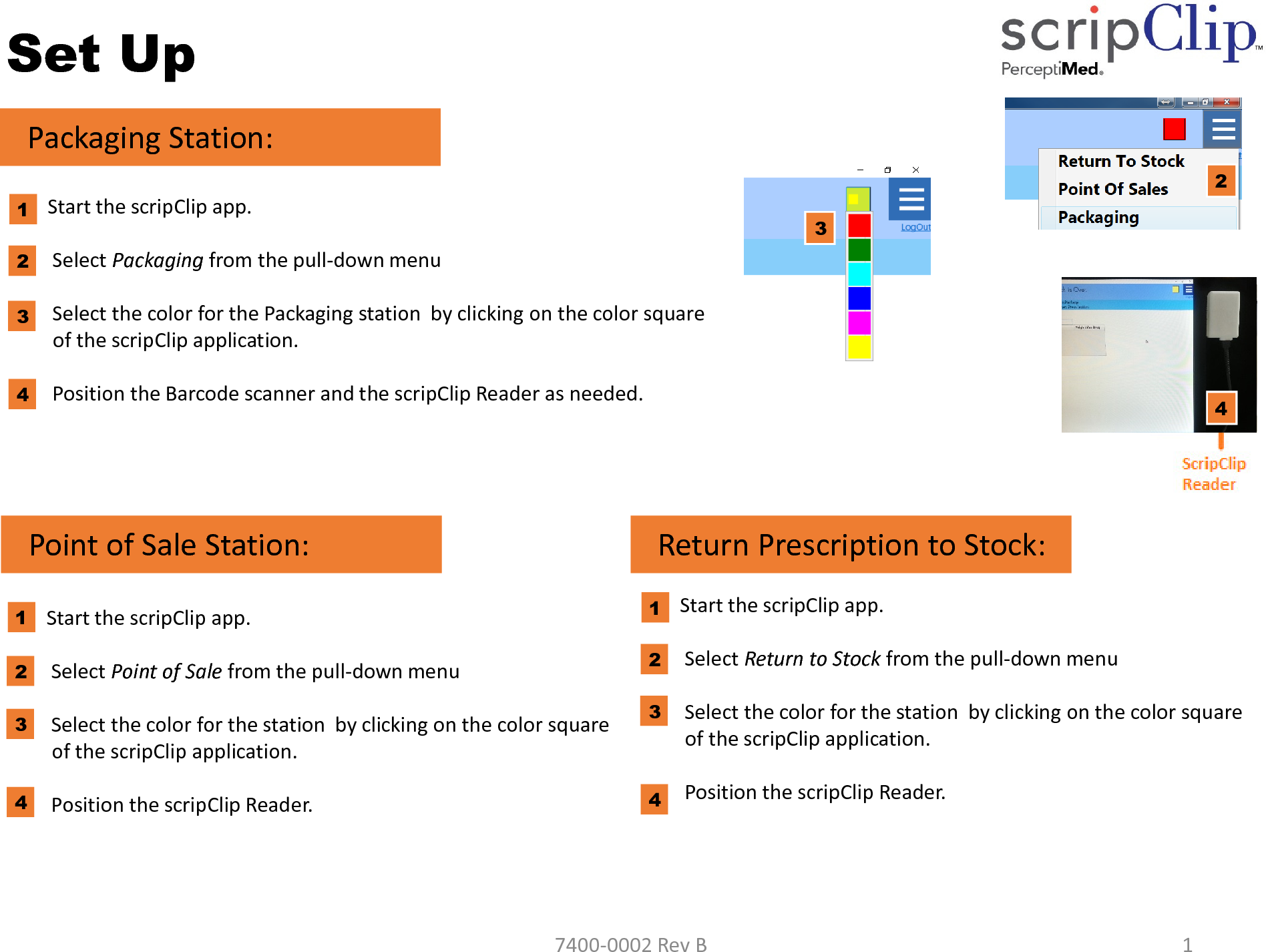Perceptimed CLPON-G2 ScripClip Clip-On Pharmacy Prescription Tracker ...