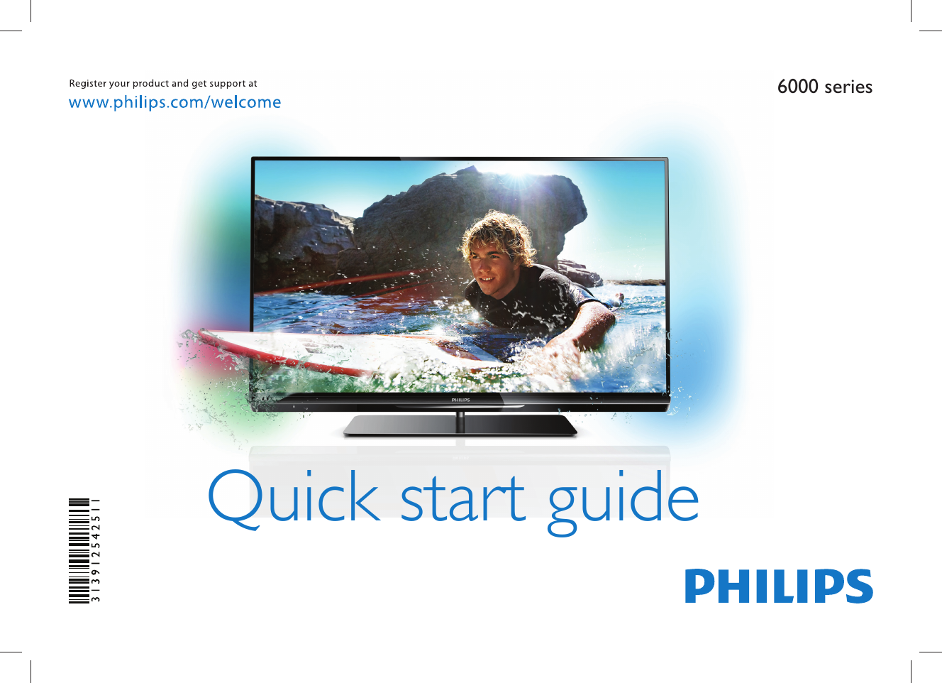 Philips 42PFL6007T/12 2k12_6000_QSG_EU_20120209 User Manual Lynhåndbog ...