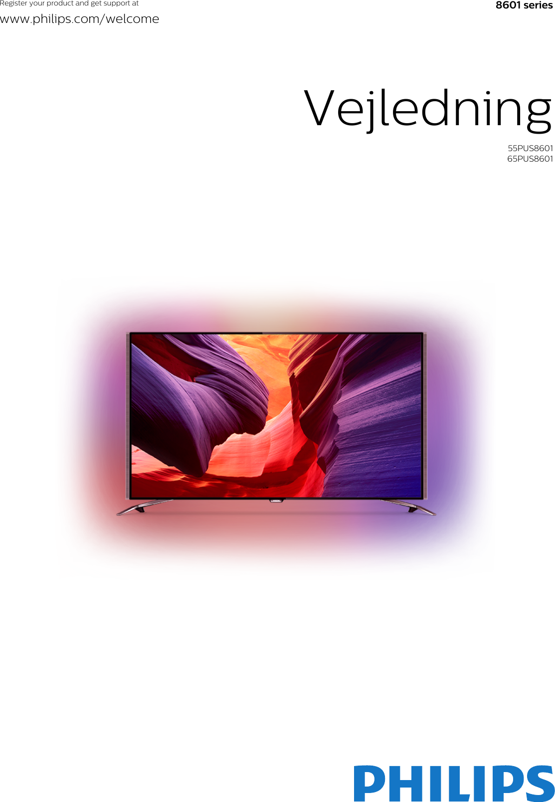 Philips User Manual 55pus8601 60 Dfu Dan