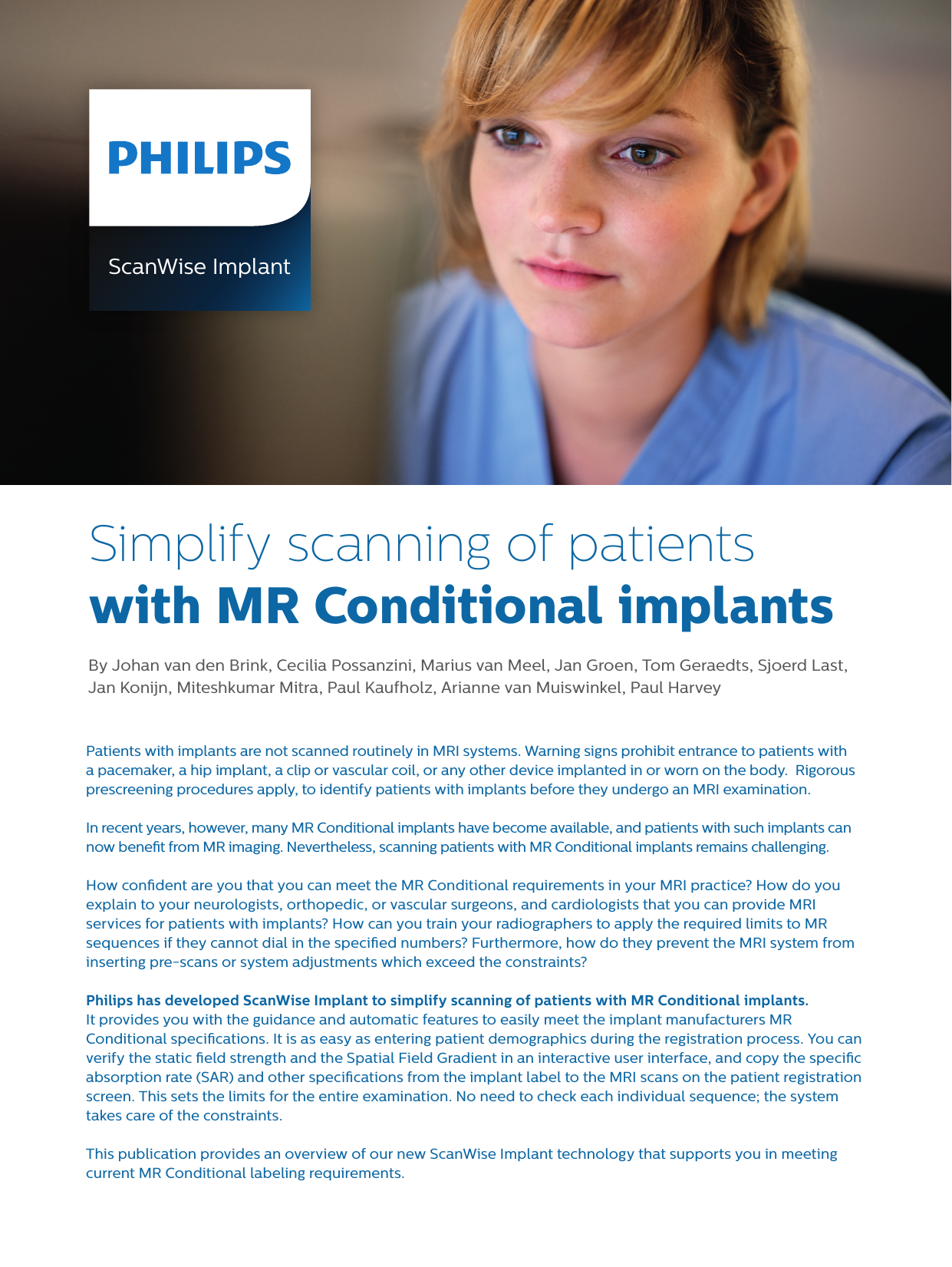 Philips 781347 User Manual Product Whitepaper Ingenia MR System ...