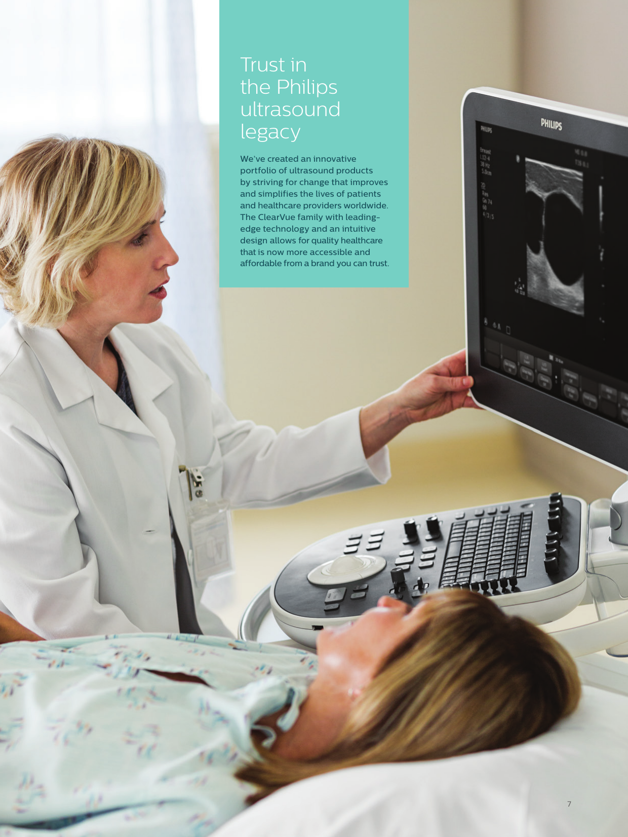 Philips 795094 User Manual Product Brochure Clear Vue Ultrasound System ...