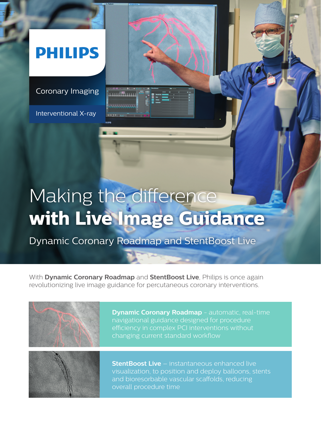 Philips DCR01 User Manual Product Brochure Dynamic Coronary Roadmap See ...