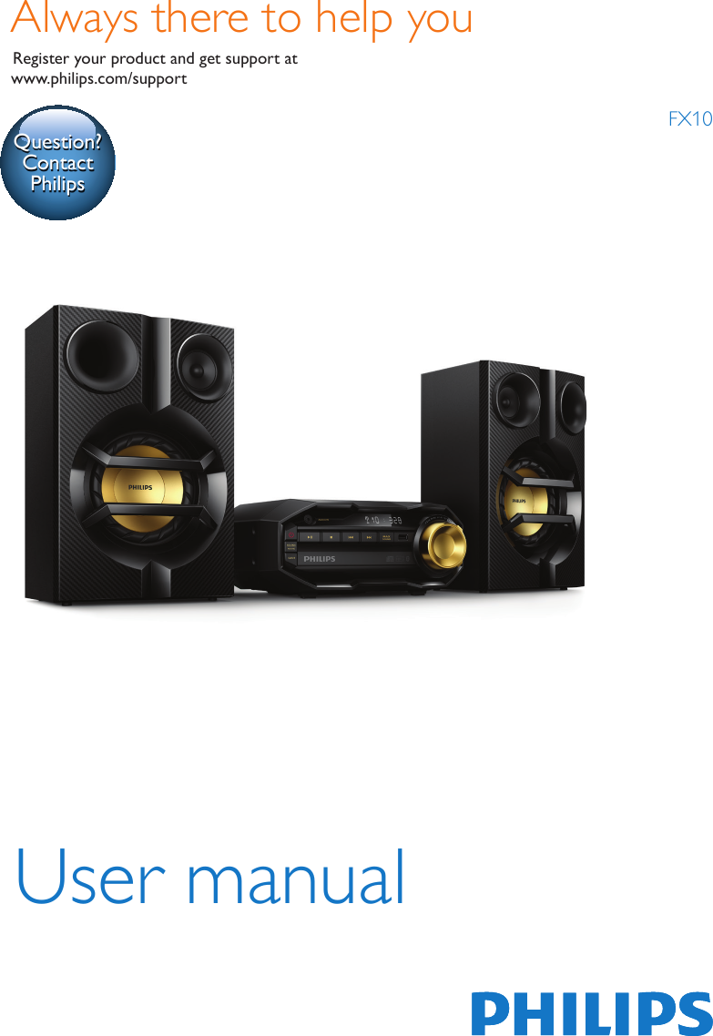 Philips FX10/12 User Manual Fx10 12 Dfu Aen