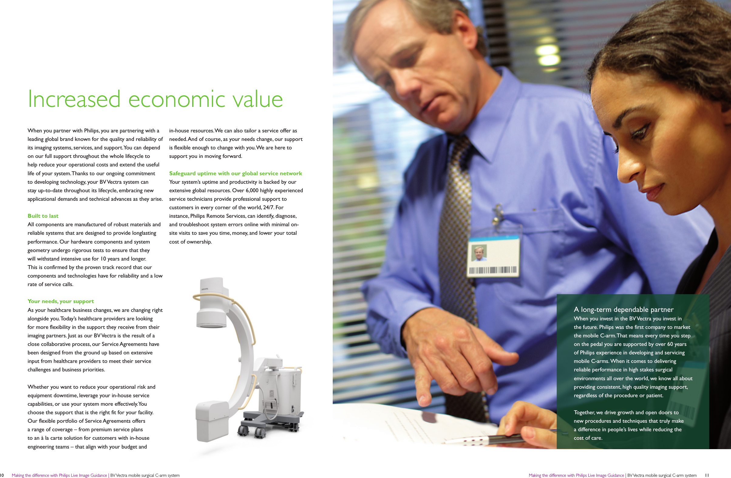 Philips NOCTN336 User Manual Product Brochure BV Vectra Mobile C arm ...