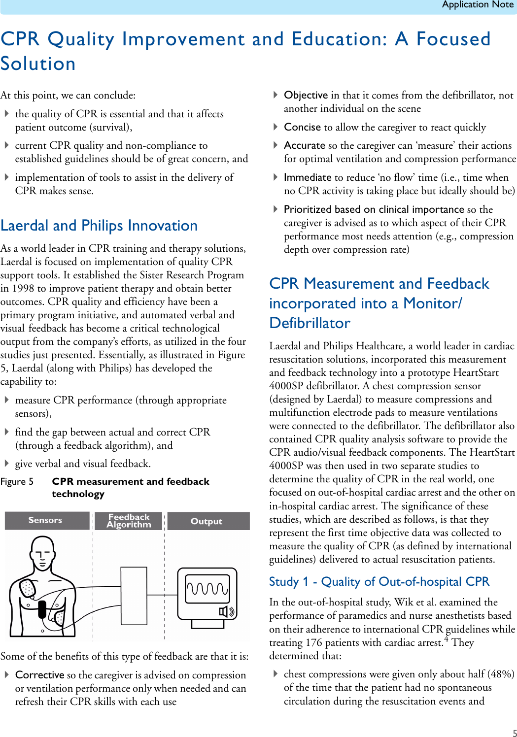 Philips NOCTN89 QCPR App Note_1a User Manual Q CPR Application Note CPR ...