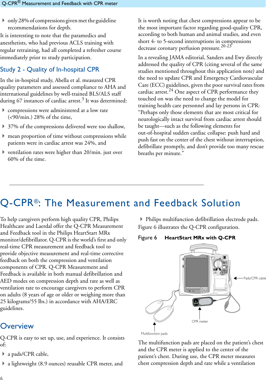 Philips NOCTN89 QCPR App Note_1a User Manual Q CPR Application Note CPR ...