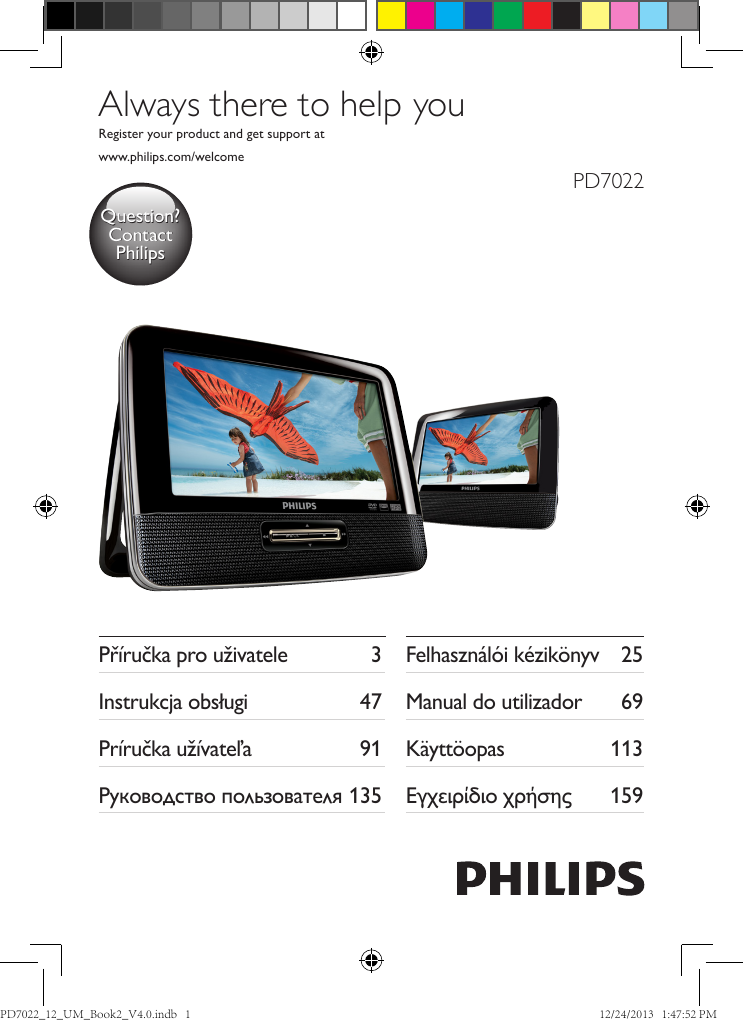 Philips PD7022/12 User Manual Bedienungsanleitung Pd7022 12 Dfu Hun