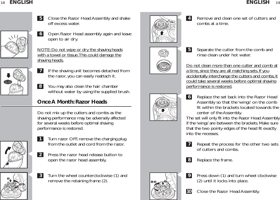 Philips Norelco 8170Xl Users Manual
