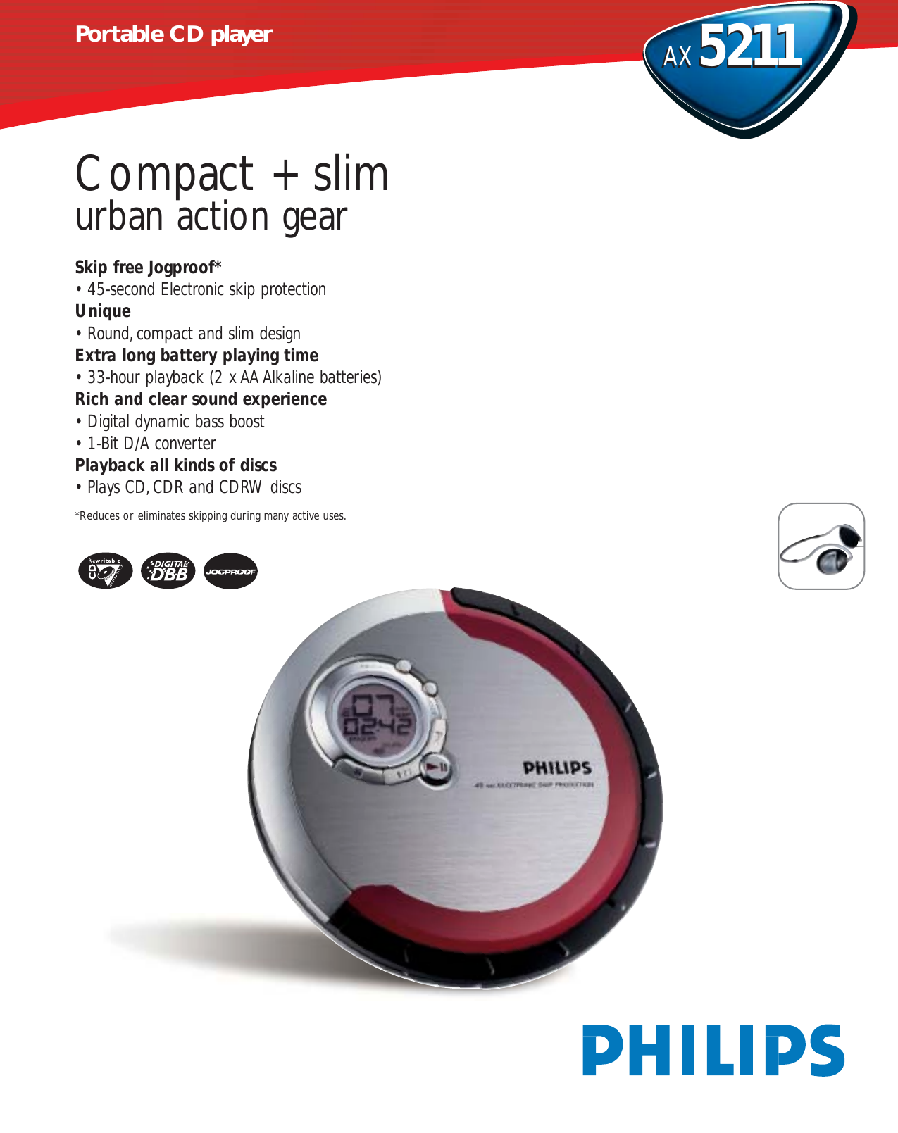 Philips LF_AX5211_usa Ax5211 07b Pss Engca