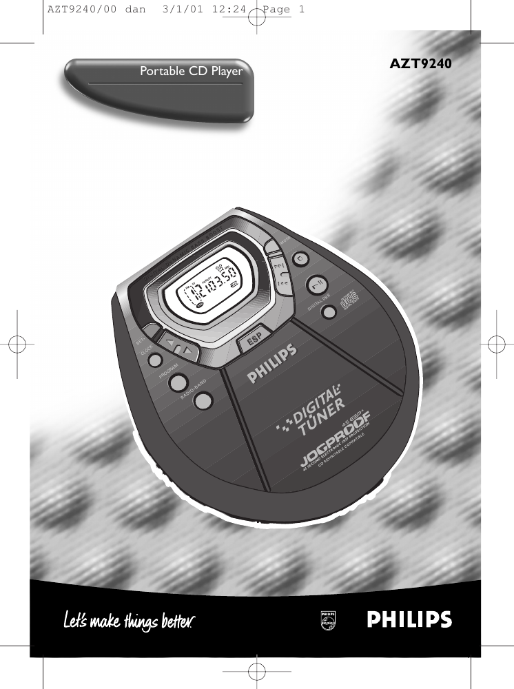 Philips AZT9240/00 Dan Azt9240 00 Dfu