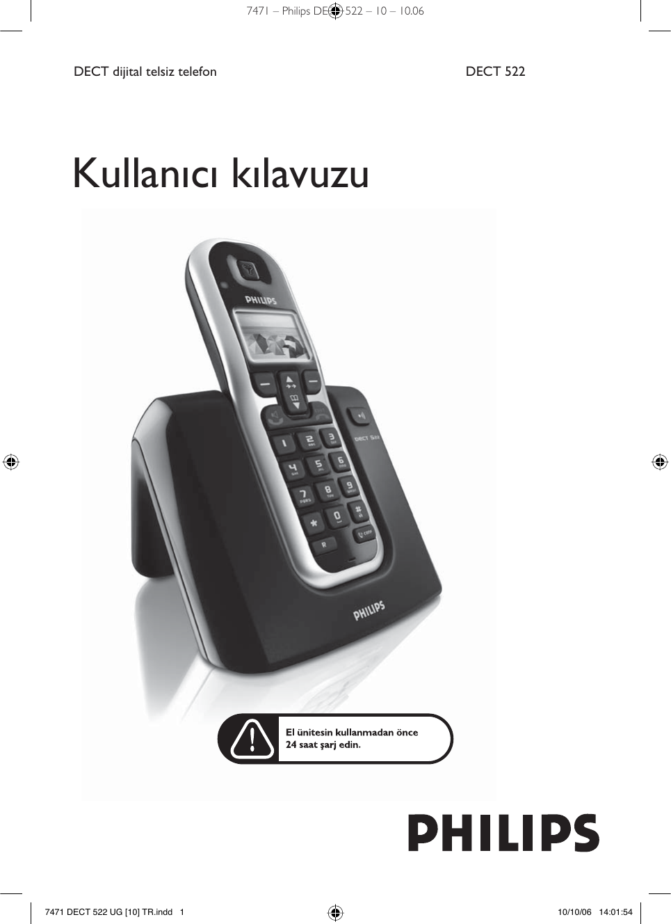 Philips 7471 DECT 522 UG 10 TR Dect5221b 02 Dfu Tur