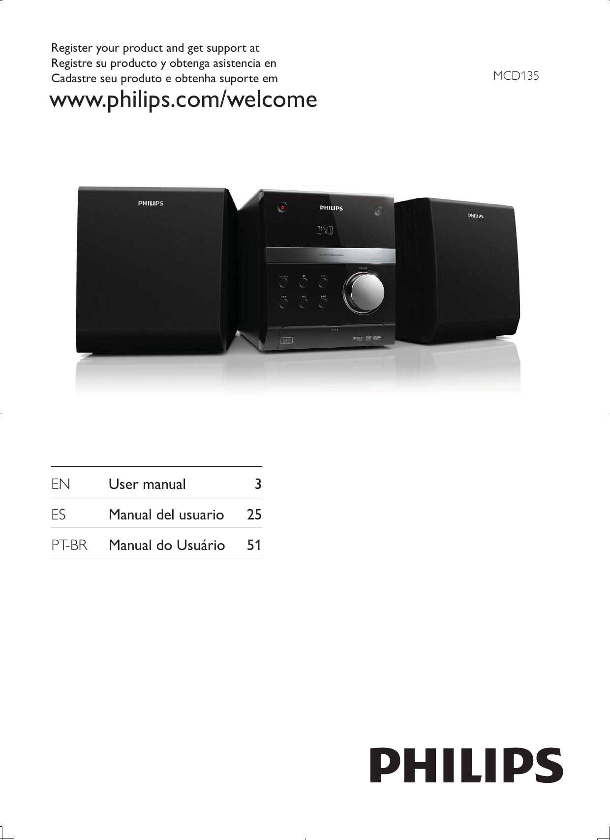 Philips MCD135_78_UM_V1.3_20101108 Mcd135 78 Dfu Esp